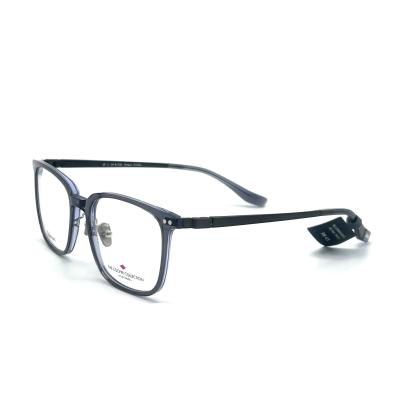 China FP3435 Vierkante oogvorm Acetaat Titanium frame Unisex ontwerp Te koop