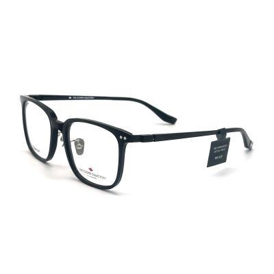 China FP3435 Vierkante oogvorm Acetaat Titanium frame Unisex ontwerp Te koop