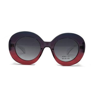 China Acetaatframe Zonnebrillen Acetaatplaat 100% UV-bescherming -model AS167, Zonnebrillen OEM-fabrikant Te koop