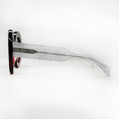 China Acetaatframe Zonnebrillen Acetaatplaat 100% UV-bescherming -model AS167, Zonnebrillen OEM-fabrikant Te koop