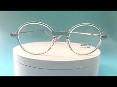 BD126T veelzijdige acetaatmetalen frames met titanium tempels