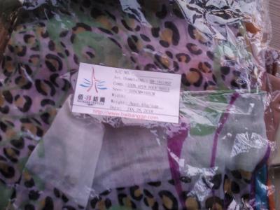 SPUN POLYESTER EMBROIDERY SCARF