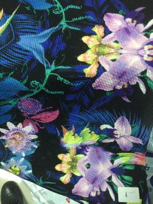 China 2016 fahsional hot knitting paper transfer printing soft finishing perfect printing effection flower design beauty for sale