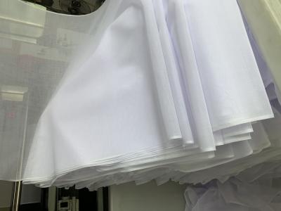 9100 Spun CAZ voile de color blanco completo
