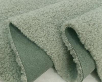 Winter thicken new suede composite lambskin fabric Europe and the United States, Europe and | Rice coat locomotive cloth