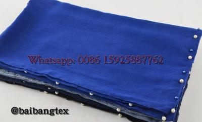 China Spun Polyester Voile Super High Twisted --- BBTSfinish Brand scarf and fabric supplying for sale