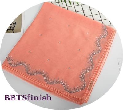 China Spun Polyester Voile Super High Twisted --- BBTSfinish Brand scarf and fabric supplying for sale
