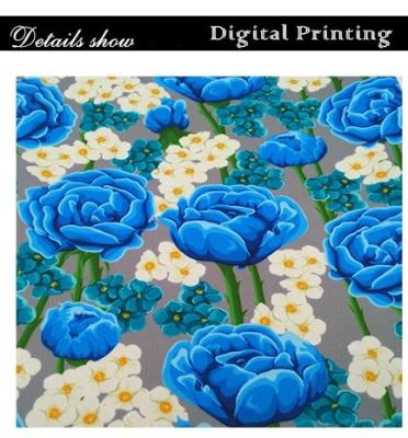 China Spun polyester voile 3D Digital Printing super finishing quality Japanese Quality finishing fabrics for fashion for sale