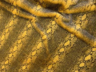 China Velboa Printing fabric soft finish with high quality zebra design, snake design, any fashion design finest quality super for sale