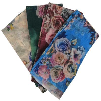 100% SPUN  VOILE SUPER HIGH TWISTED PRINTING 58