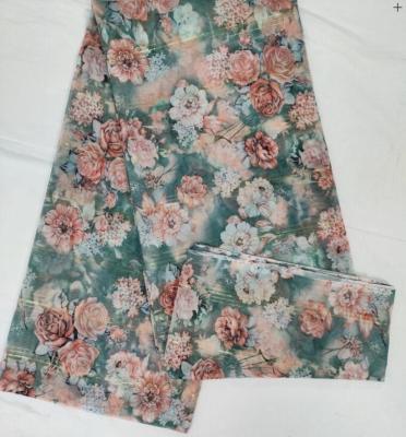 Spun Polyester Voile BBTSfinsh® Brand Body Golden Thread Digital printing Voile Super Full Twisted 58