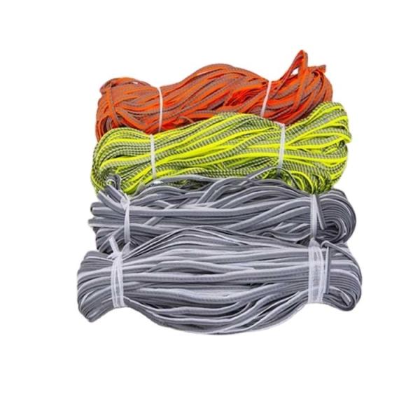 Quality 1 Inch Reflective Sew-In Piping Braid Trim for Raincoat High Light Reflective Webbing for sale