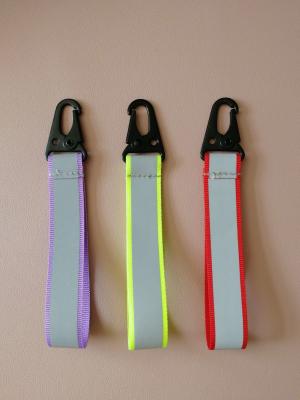 China Custom Luminescent Light Wristlet Keychain Bracelet 15cm*4cm Heat Transfer for sale