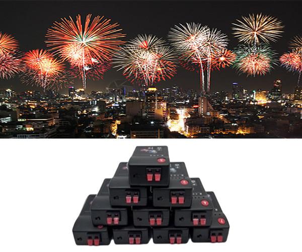 Quality 12 Cues Rechargeable Remote Control Stage Indoor Fountains Firing System for sale
