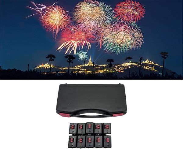 Quality Mixed Effect Plastic Wireless Firing System Fireworks Transmitter Balloon for sale