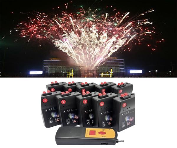 Quality Mixed Effect Plastic Wireless Firing System Fireworks Transmitter Balloon for sale