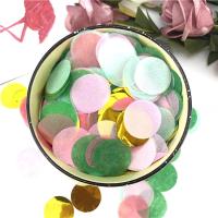 China Multicolour Circle Paper Confetti Shooter Color Smoke Effect for sale