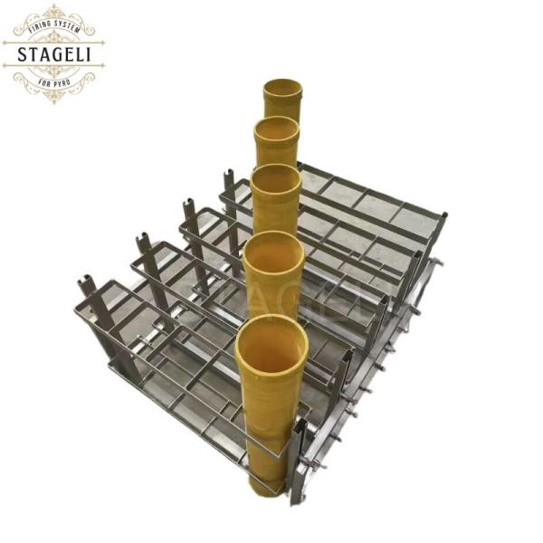 Quality 1.2 Inch Single Shots Fireworks Pyrotechnic Aluminum Alloy Display Racks Fireworks Racks Fireworks Launch Platforms for sale