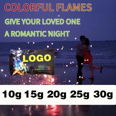 China MEKER Fire Color Changing Packets Create A Colorful Fire Show For Your Campfires for sale