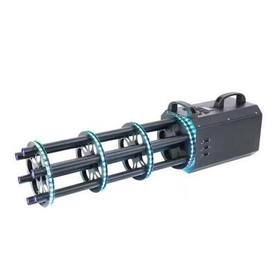 China Electronic Fireworks Gun with Three Head Spray and Customized Ribbon Design 50W-10kw Power for sale