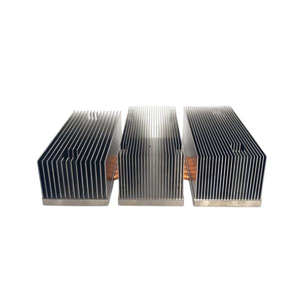 Quality Aluminum Fin Stack Heat Sink with Embedded Copper Heat Pipes for High Power LED / Industrial Equipment Cooling for sale