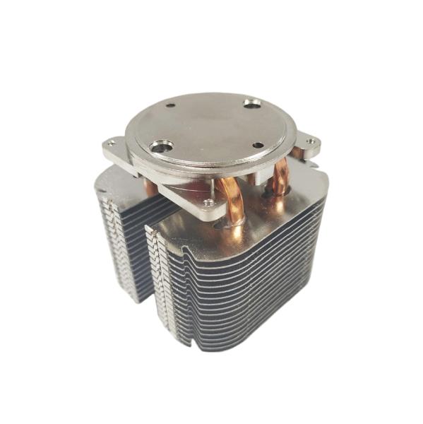 Quality Industrial Control Server Processor Heatsink Copper Aluminum Dual Heat Pipe High for sale