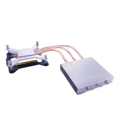 China Xunzhan GPU CPU Backplate Copper Heatsink Round Pipe Cooling for Laptop PC RAM Thermal 2.5W Thin Fanless Passive Design for sale
