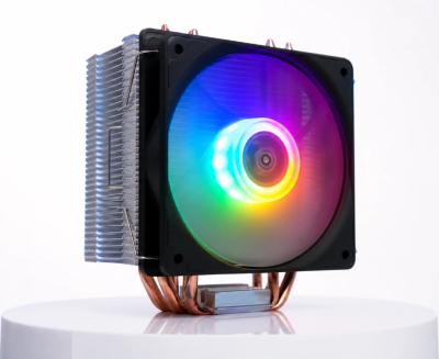 China Fengliang No.2 CPU Cooler 4 Heat Pipes 120mm RGB Fan Tower Air Cooler Support Intel AMD Multi-platform CPU Heatsink for sale