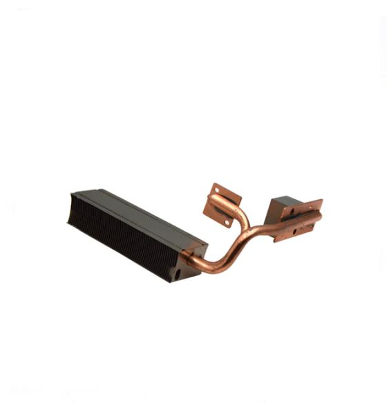 Quality Notebook Heat Pipe Heatsink, Dual Copper Heatpipe Aluminum Fin Cooling Module For Laptop CPU GPU All‑in‑one PC for sale