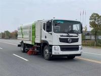 China 16cbm Truck Mounted Sweeping Machine 3.5m Cleaning Width 10MPa High Pressure Water Spray for sale