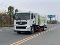 China 16cbm Truck Mounted Sweeping Machine 3.5m Cleaning Width 10MPa High Pressure Water Spray for sale