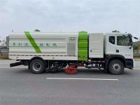 China 16cbm Truck Mounted Sweeping Machine 3.5m Cleaning Width 10MPa High Pressure Water Spray for sale