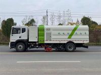 China 16cbm Truck Mounted Sweeping Machine 3.5m Cleaning Width 10MPa High Pressure Water Spray for sale