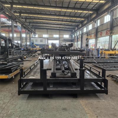 Chine Fabriqué sur mesure 6 tonnes Jerrdan lit à rouleaux avec barre de remorquage à vendre
