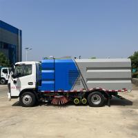 China Dongfeng 2.5m3 Water Tank 3m3 Dust Bin Truck Mounted Sweeping Machine 30000m2/h for sale