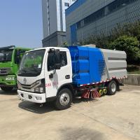 China Dongfeng 2.5m3 Water Tank 3m3 Dust Bin Truck Mounted Sweeping Machine 30000m2/h for sale