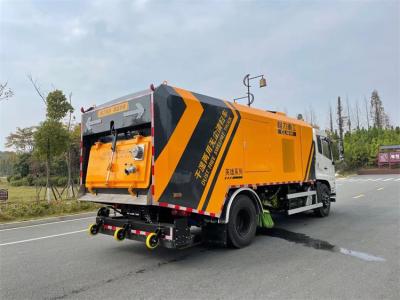 Cina 10cbm bagnato e asciutto camion di pulizia stradale alta pressione alte prestazioni in vendita