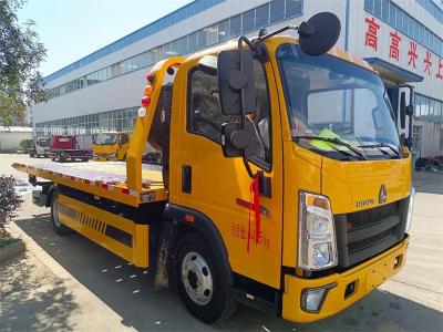 China Howo Sinotruck Tilt And Slide Recovery Trucks 4 Tons 116hp Rated Power for sale