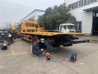 China Dongfeng 8 Ton Tilt Tray Flat Bed Tow Truck 4x2 Euro 6 Customizable for sale
