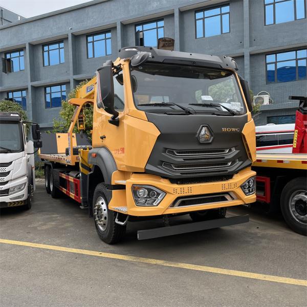 Quality 6x4 Euro 6 Howo Sinotruck 15 Ton Wrecker Recovery Tow Truck Mounted Crane for sale