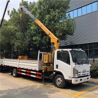 Quality Isuzu ELF XCMG Straight Arm 5 Ton Truck Mounted Crane For Municipal Construction for sale
