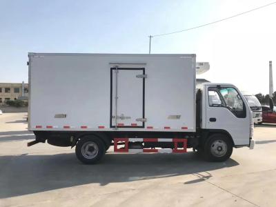 China Japanese 115hp ISUZU Refrigerator Truck 100P 4X2 Refrigerator Van Truck 3 Tons for sale