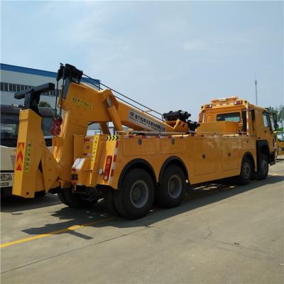 China Howo 8x4 50 Tons 25 Tons Integrated Wrecker Truck Underlift Tow Truck for sale
