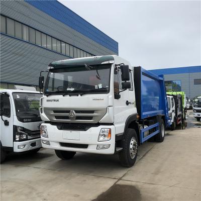 China 4X2 SINOTRUCK EURO 6 DIESEL 16CBM 18CBM REAR LOADER GARBAGE TRUCK COMPACTOR COMPRESSED GARBAGE TRUCK for sale
