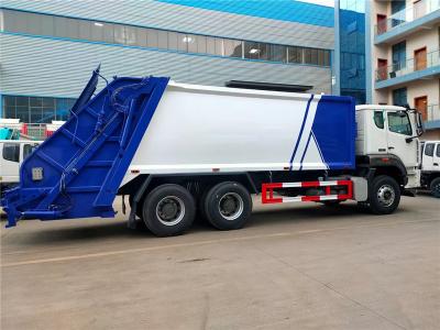 China 6X4 HOWO 22CBM GARBAGE TRUCK TRASH COMPACTOR 20M3 WASTE COMPACTOR TRUCK for sale