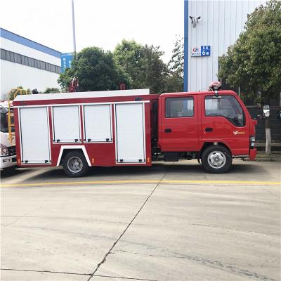 Cina 4X2 ISUZU 600P 3 TONNE 130HP EURO 6 NUOVO Camion dei pompieri 3000 LITRI Cisterna d'acqua Camion dei pompieri in vendita