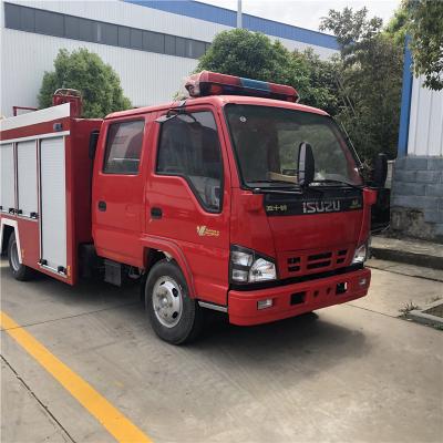 Cina 4X2 ISUZU 600P 3 TONNE 130HP EURO 6 NUOVO Camion dei pompieri 3000 LITRI Cisterna d'acqua Camion dei pompieri in vendita
