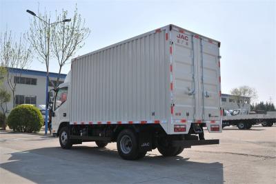 China Logistics And Transportation 4x2 JAC Cargo Van Box Truck With 2 Ton 3 Tons Loading Capacity for sale