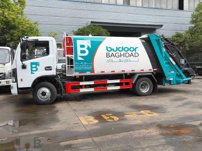 China China Garbage Collection Truck 6-8 CBM DONGFENG Compact Garbage Trucks for sale