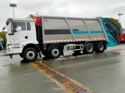 Cina 8x4 camion della spazzatura 12 ruote SHACMAN rifiuti compressore camion 30m3 in vendita